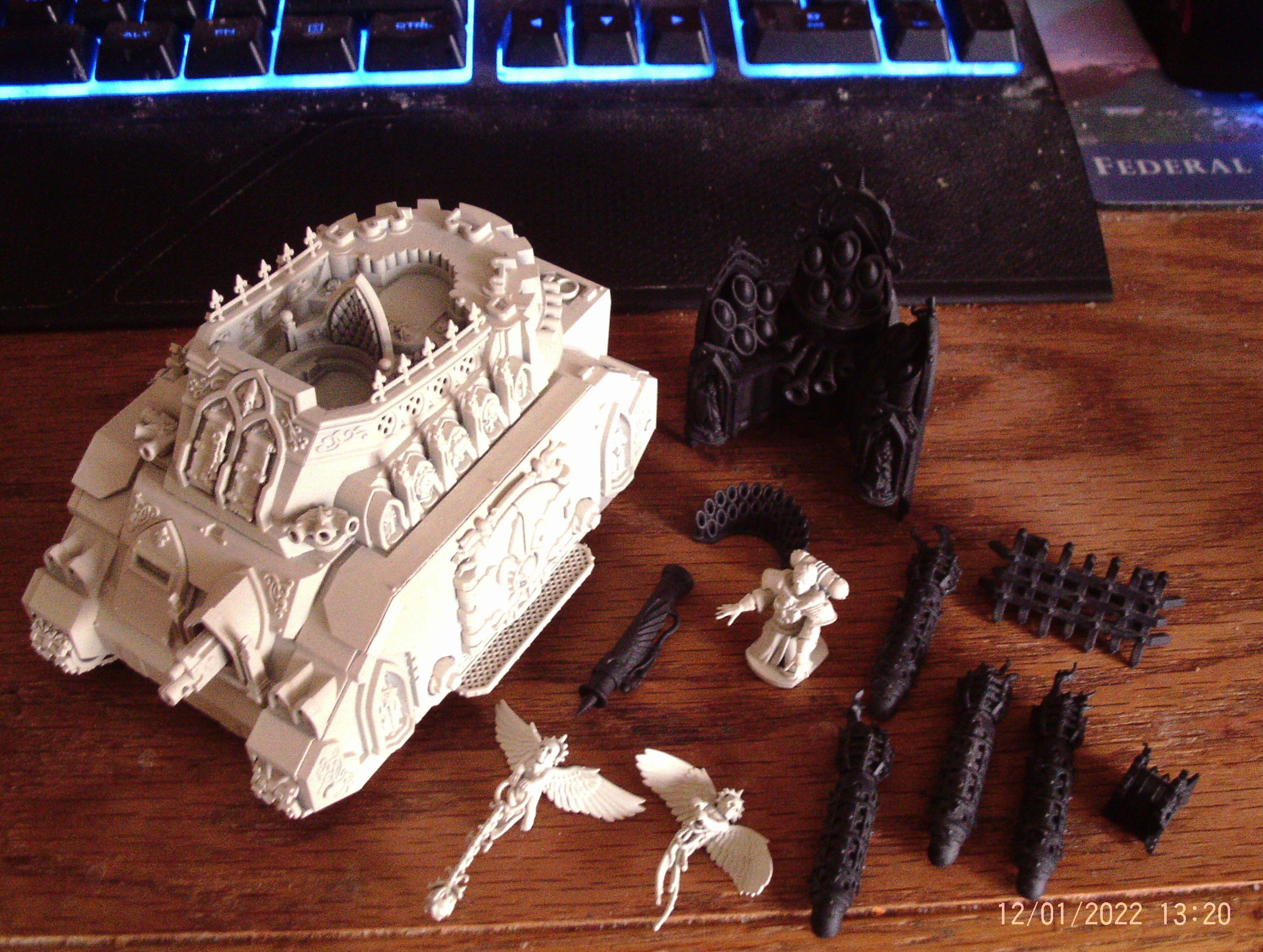 Exorcist Subassemblies primed - Exorcist Subassemblies primed - Gallery - DakkaDakka